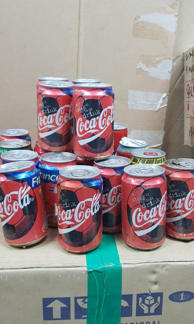 Vintage coca-cola coke empty cans x20 cans, Hobbies & Toys, Memorabilia ...