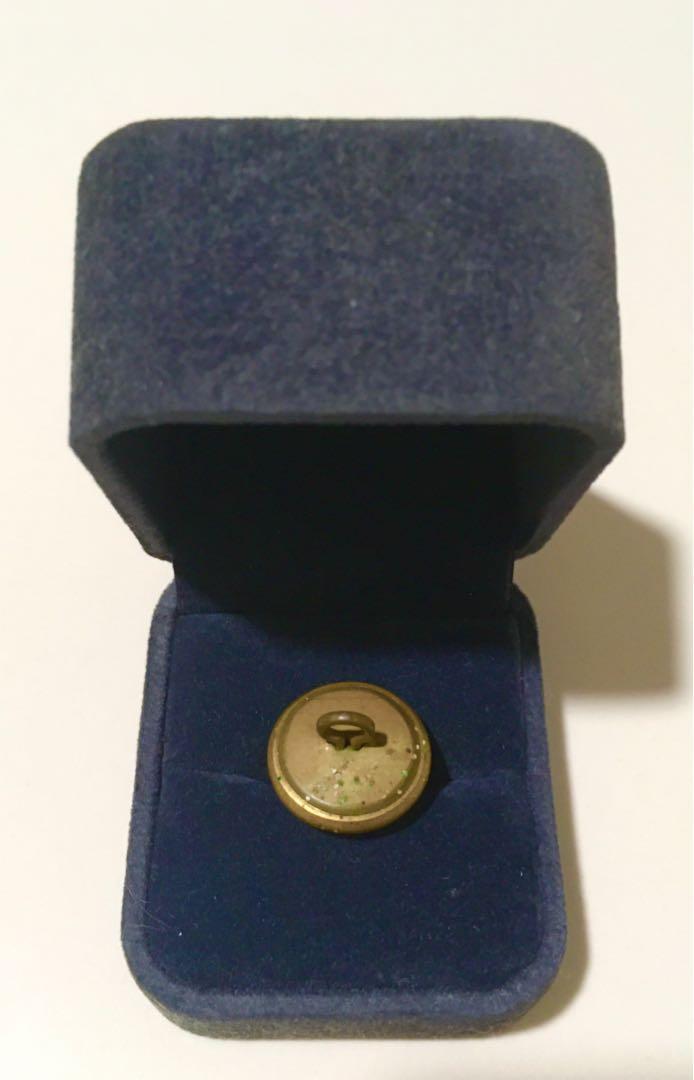 Vintage super rare CHUNG LING HIGH SCHOOL memorabilia - brass button ...