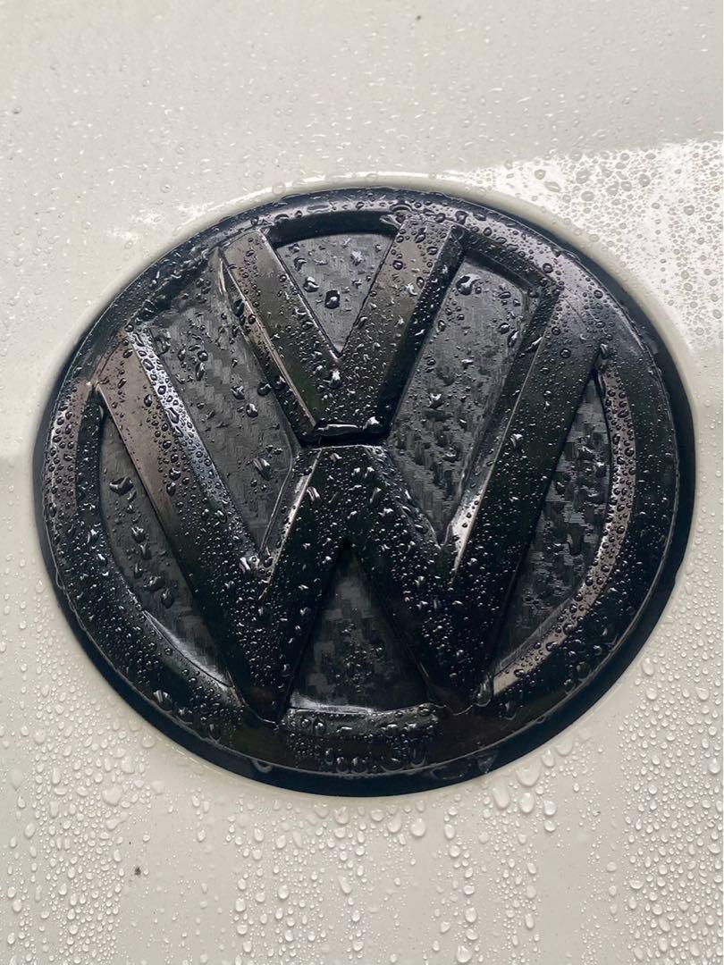 VW MK7/7.5 Golf/R-Line/GTI/R Emblem Logo Insert Sticker, Car ...