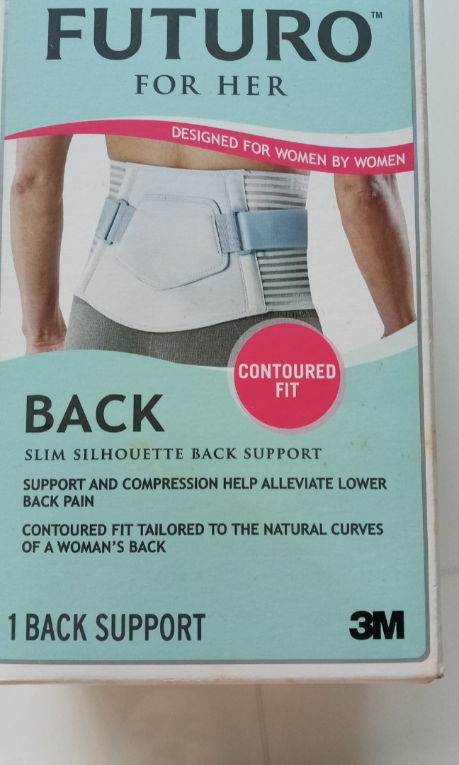 3M Futuro Back Support, Health & Nutrition, Braces, Support ...