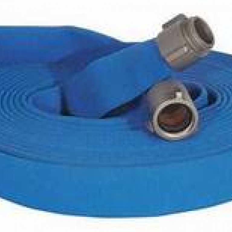 5 Elem Fire Hose BLUE (1.5"x50') Double Jacket, UL Listed 300 PSI ...