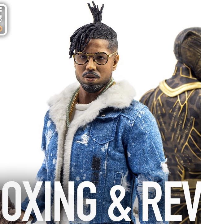 全新 雙頭雕版 1/6 Erik Killmonger N’Jadaka 金錢豹 黑豹 black panther Casual Wear ...