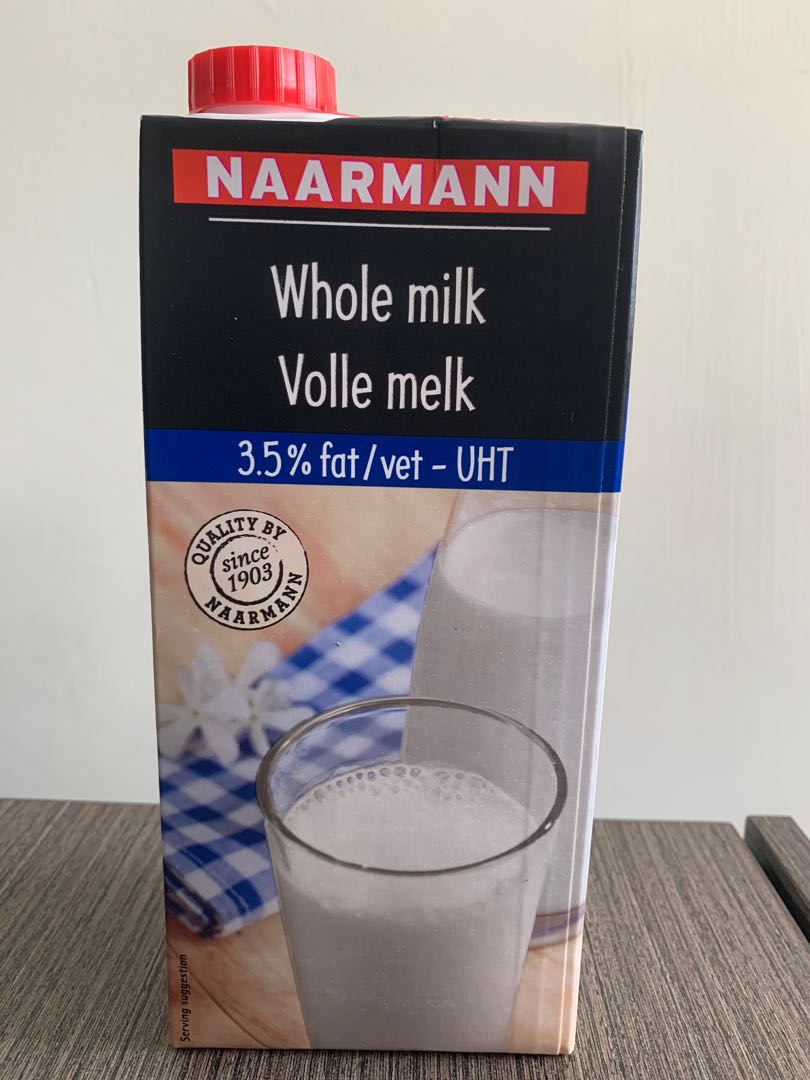 德國Naarmann full cream milk 3.5%牛奶 1L, 嘢食 & 嘢飲, 飲料 - Carousell