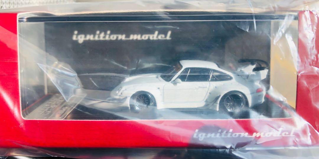 全新 ignition model IG 1:64 RWB 993 Matte Pearl White 啞珍珠白 保時捷, 興趣及遊戲, 玩具 ...