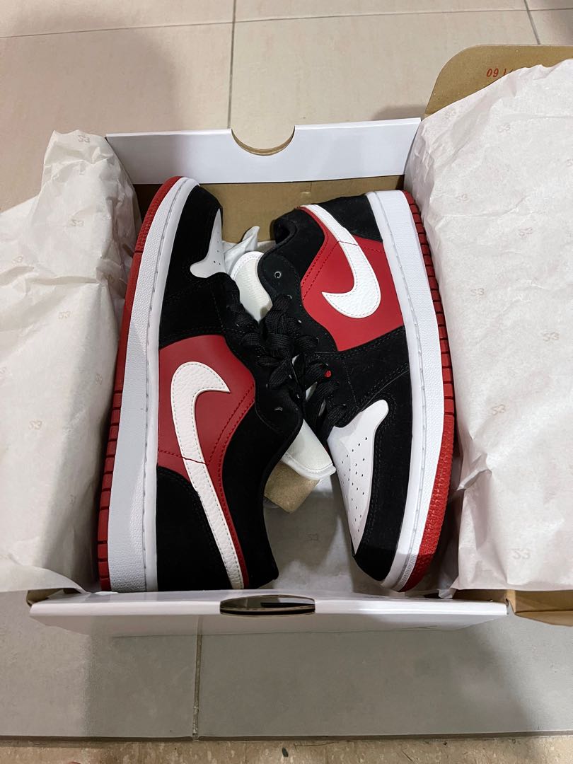 Air Jordan 1 low Chicago reverse black toe, Men's Fashion, Footwear ...