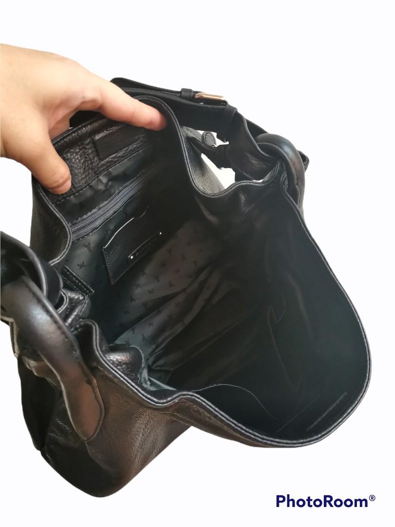 ALPHARD GENUINE LEATHER 2 WAY BAG, Women's Fashion, Bags & Wallets ...