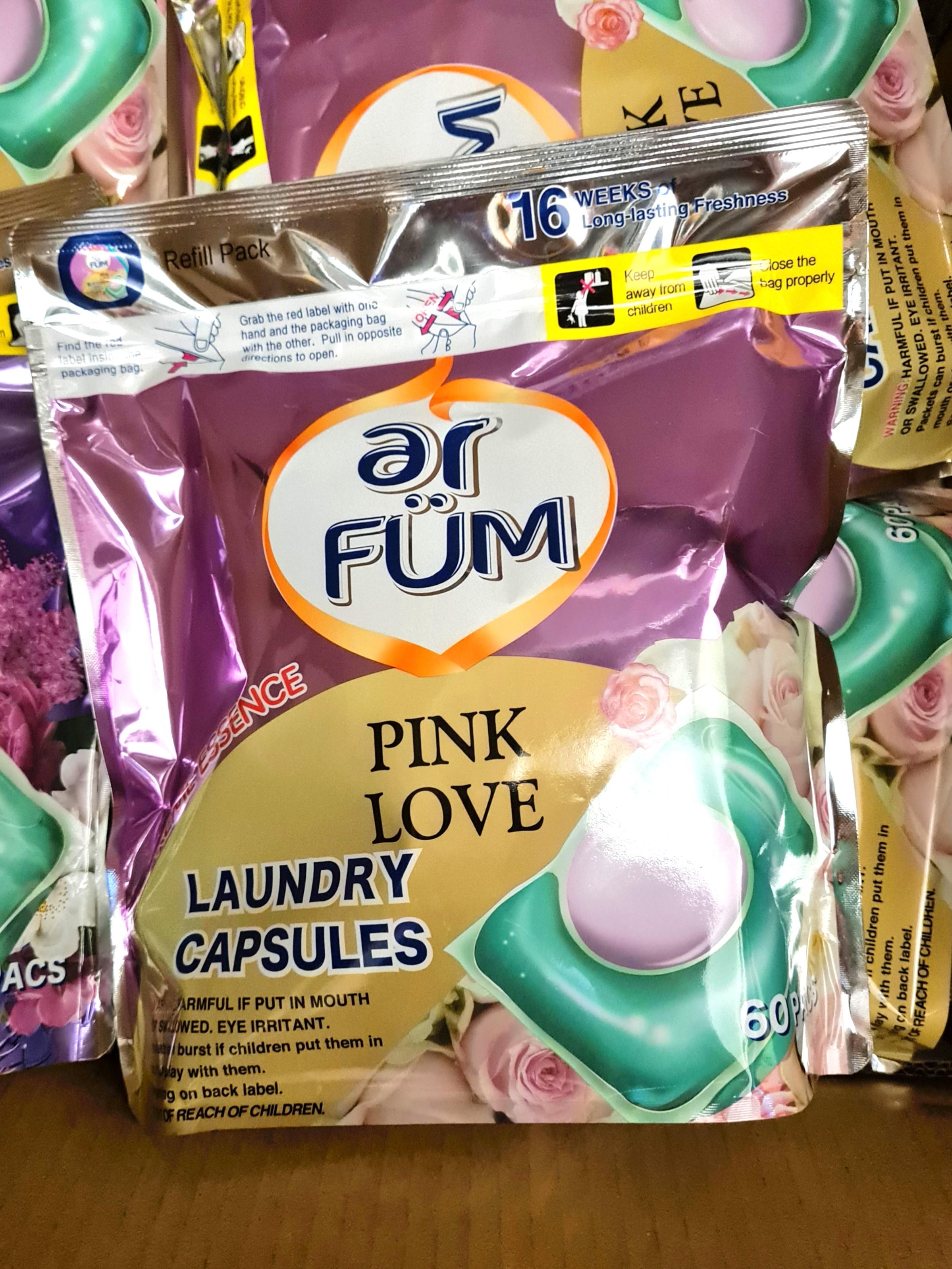 ar FUM laundry capsules - pink love / lavender serenity, Furniture ...