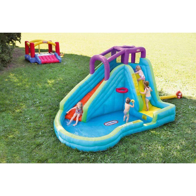 Brandnew Little Tikes Slam 'n Curve Inflatable Water Slide with Blower ...
