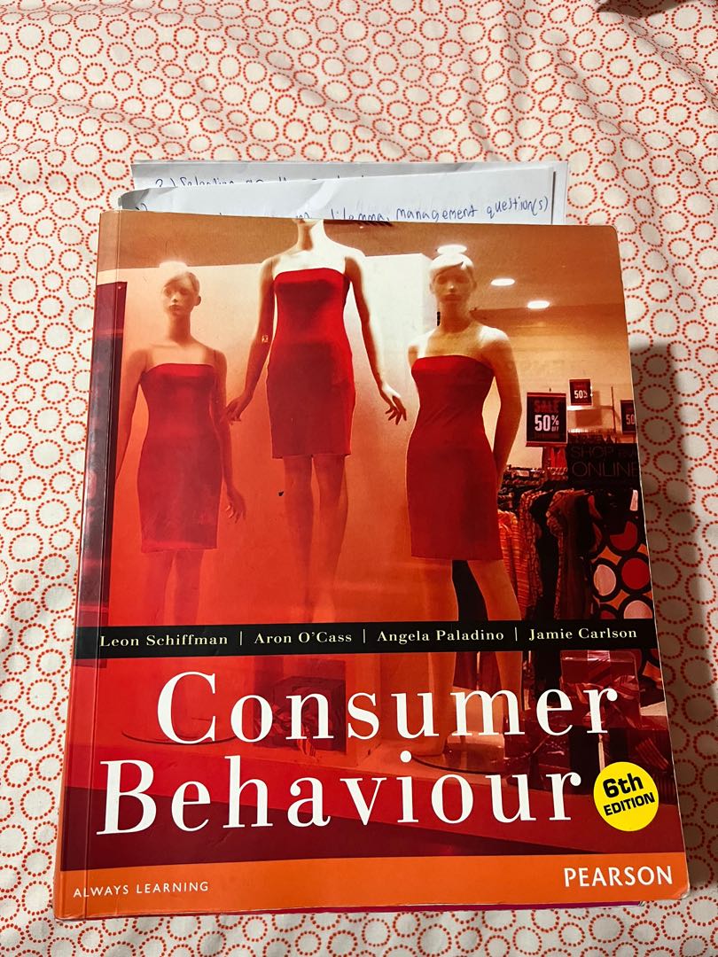 Bus299 Consumer Behaviour Hobbies Toys Books Magazines