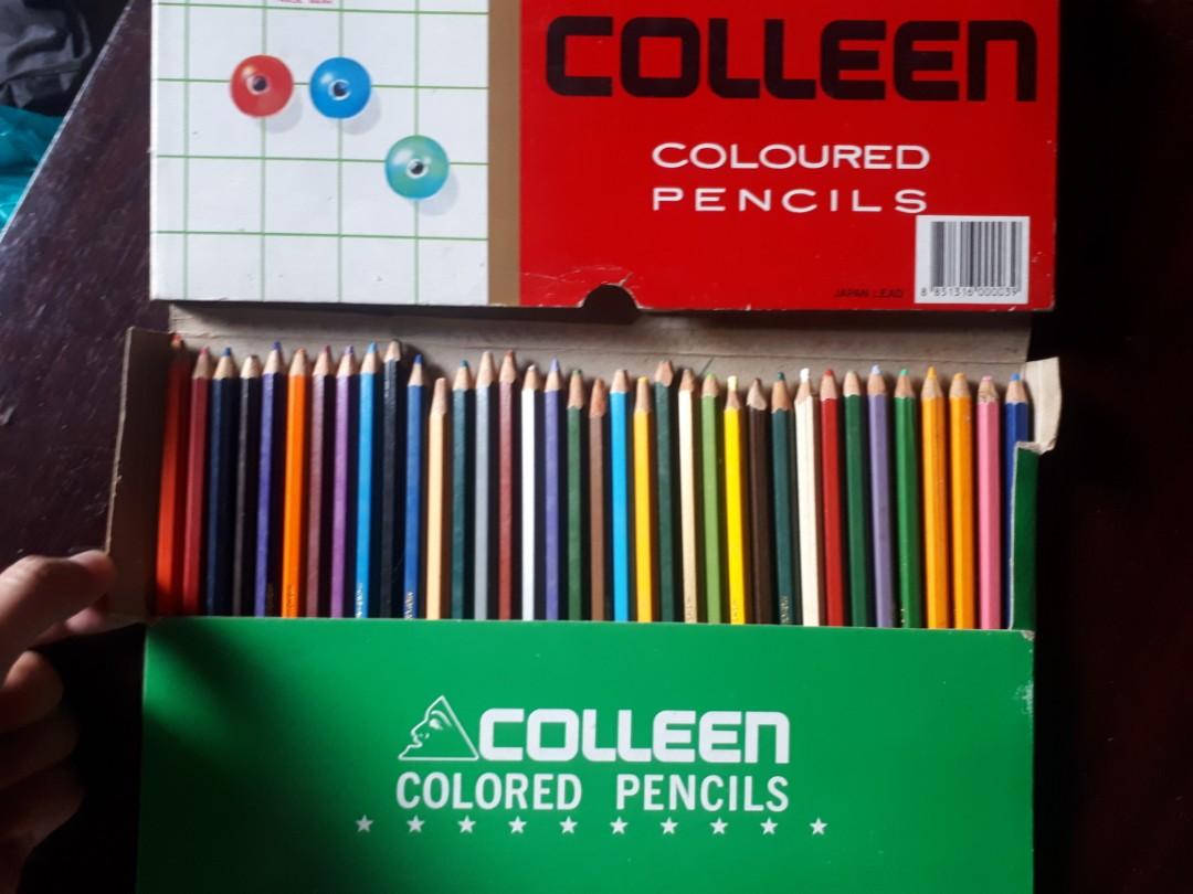 COLLEEN Colored Pencils 36, Hobbies & Toys, Stationary & Craft, Craft ...