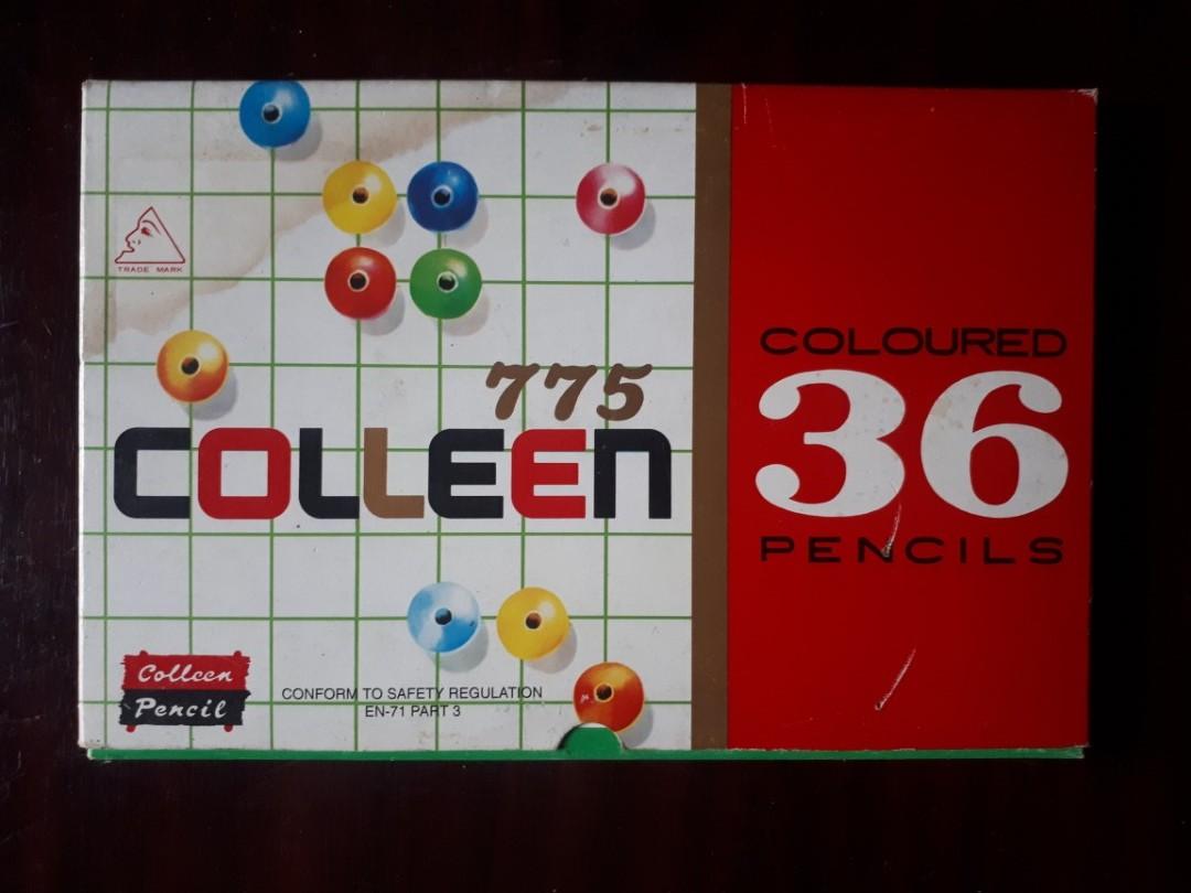 COLLEEN Colored Pencils 36, Hobbies & Toys, Stationary & Craft, Craft ...