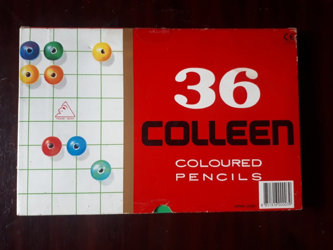COLLEEN Colored Pencils 36, Hobbies & Toys, Stationary & Craft, Craft ...