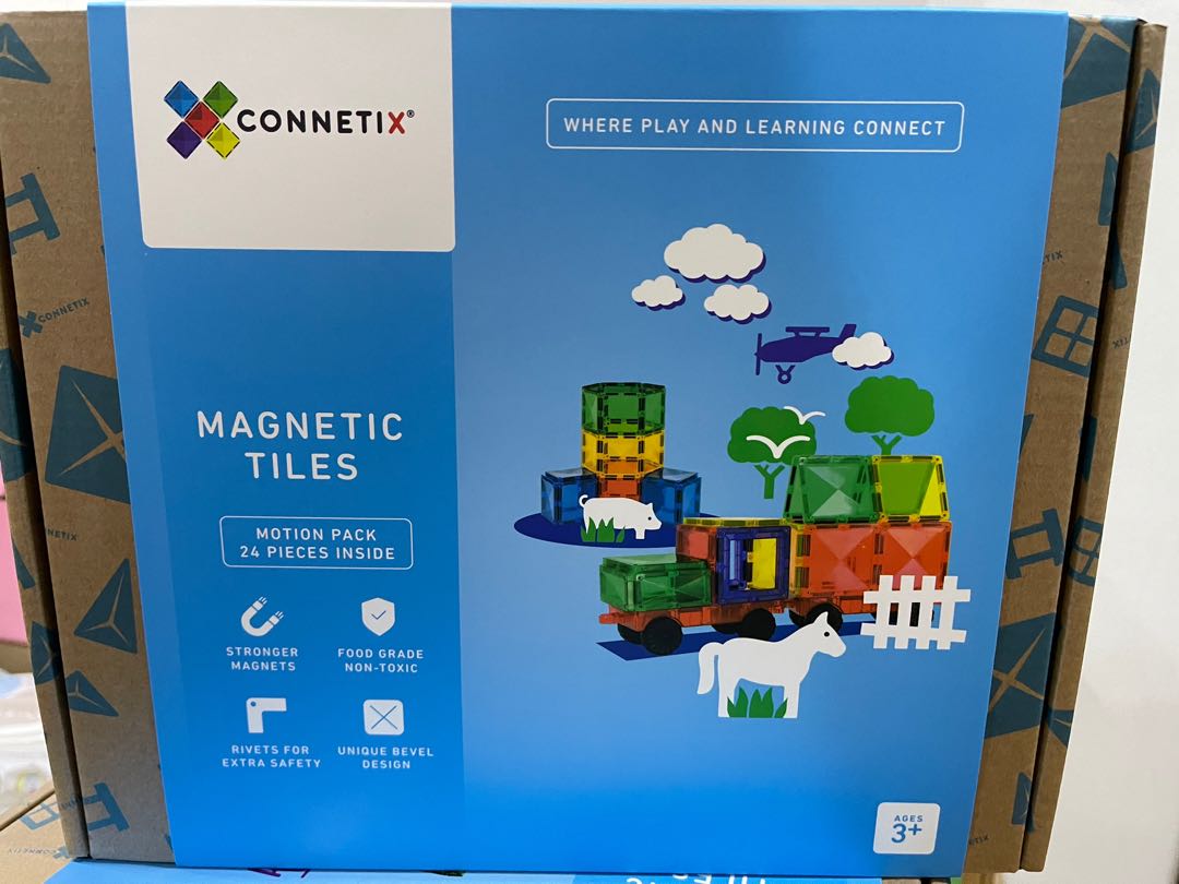 Connetix Car / Motion Pack 24 pcs, Babies & Kids, Infant Playtime on ...