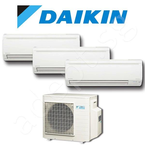 DAIKIN SYSTEM 3 INVERTER AIRCON, TV & Home Appliances, Air Conditioners ...