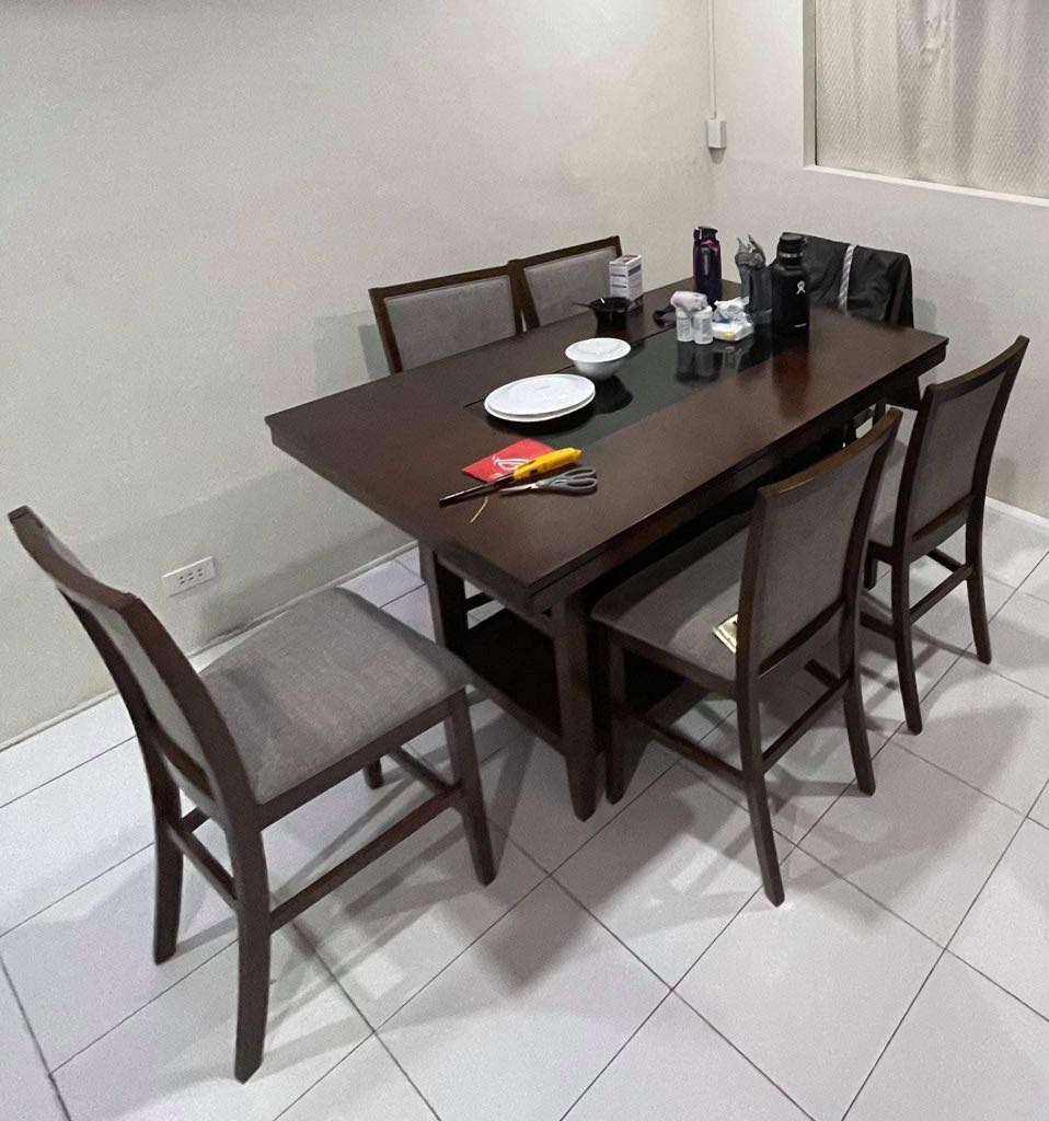 Dining Table 6 seater from Mandaue Foam, Furniture & Home Living ...