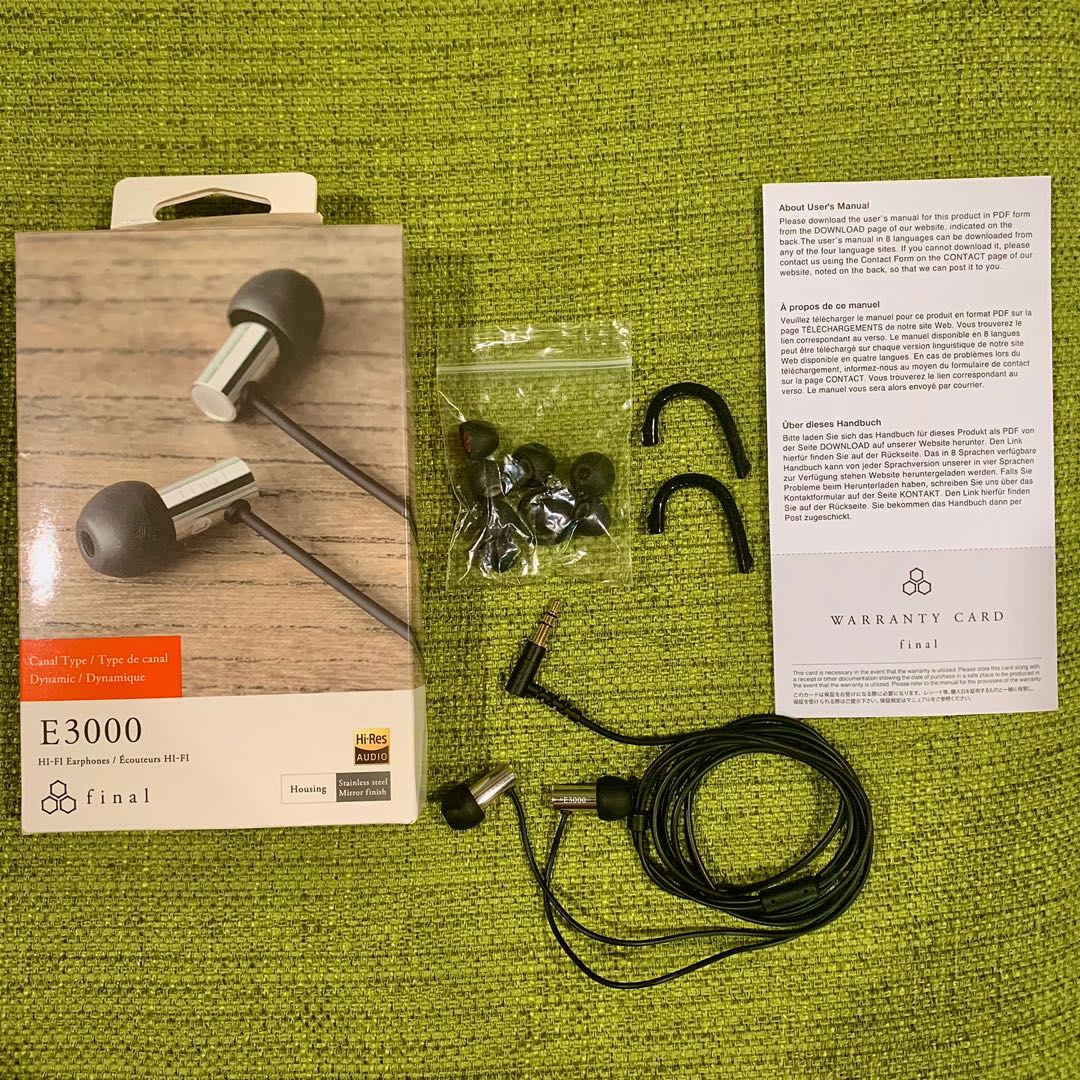 Final Audio E3000 IEM Earbuds, Audio, Headphones & Headsets on Carousell