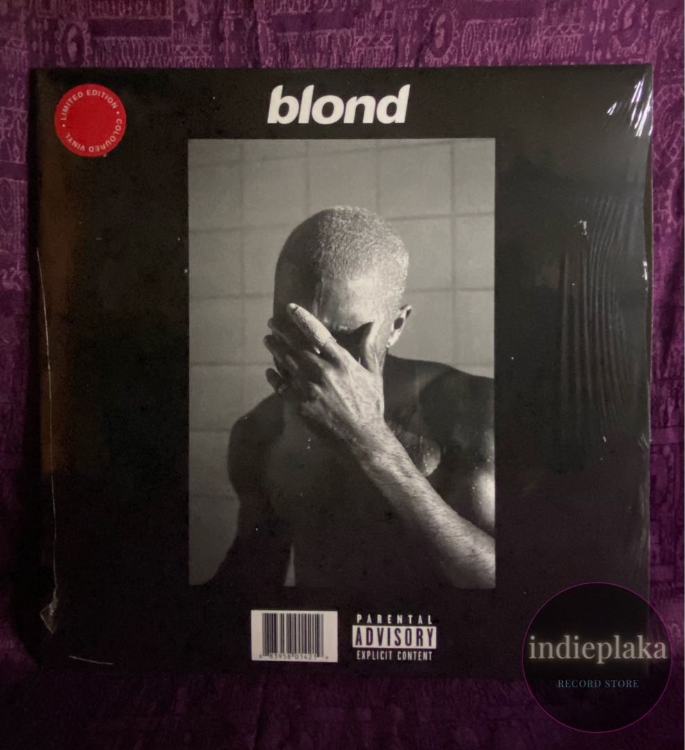 Frank Ocean - Blond LP (red vinyl, bootleg), Hobbies & Toys, Music ...