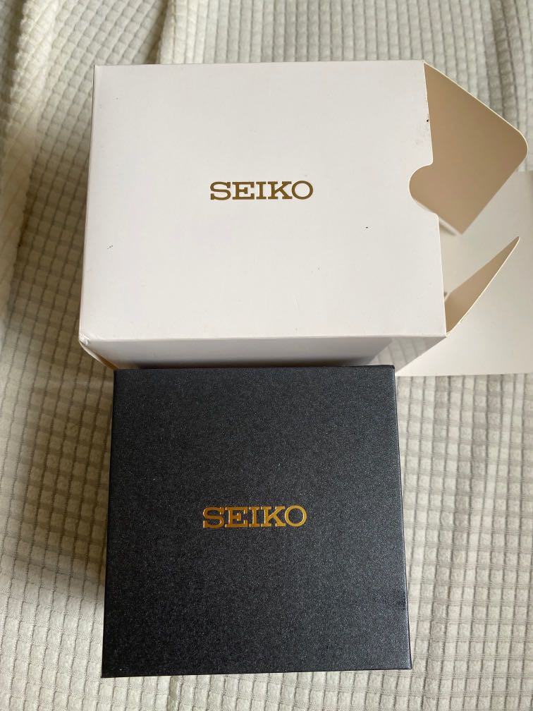Free!! Seiko Watch Box, Luxury, Watches on Carousell
