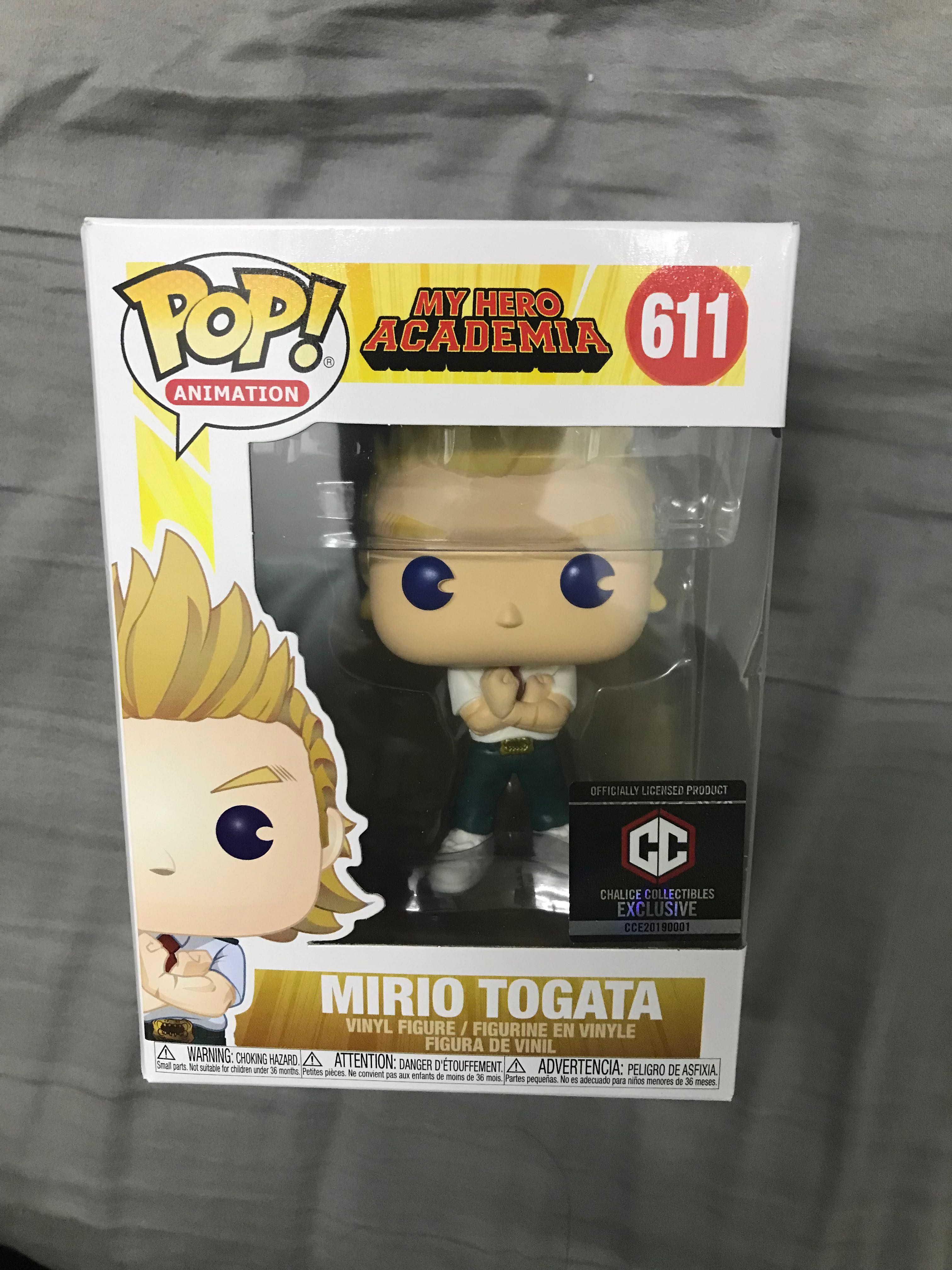 Funko pop my hero academia Mirio Togata (Chalice collectibles exclusive), Hobbies & Toys ...
