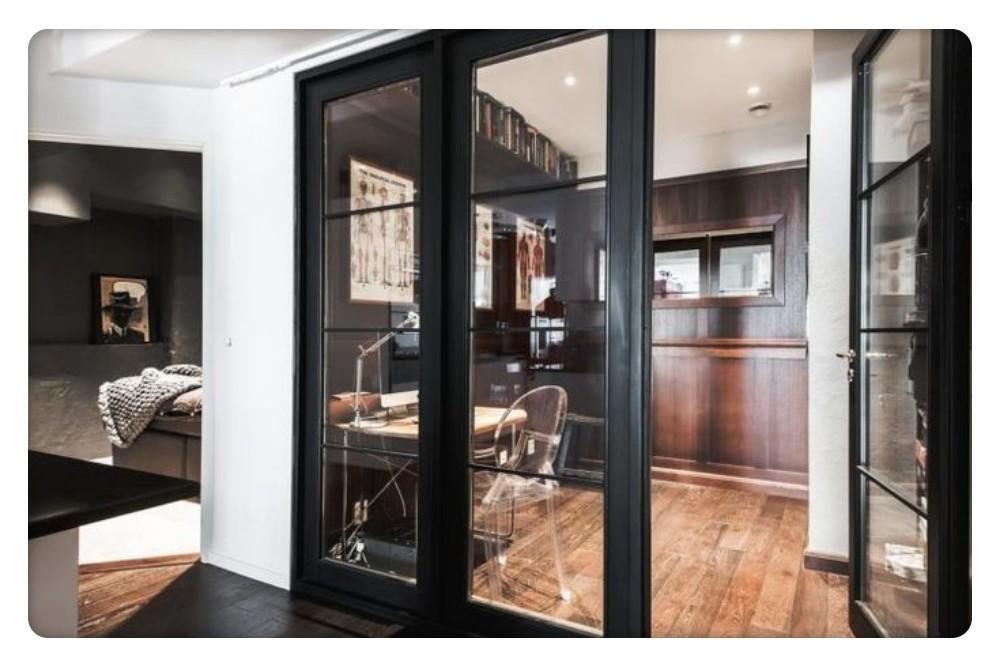 Home Office Study Room Create a Glass Enclosed H/O allows Light and ...