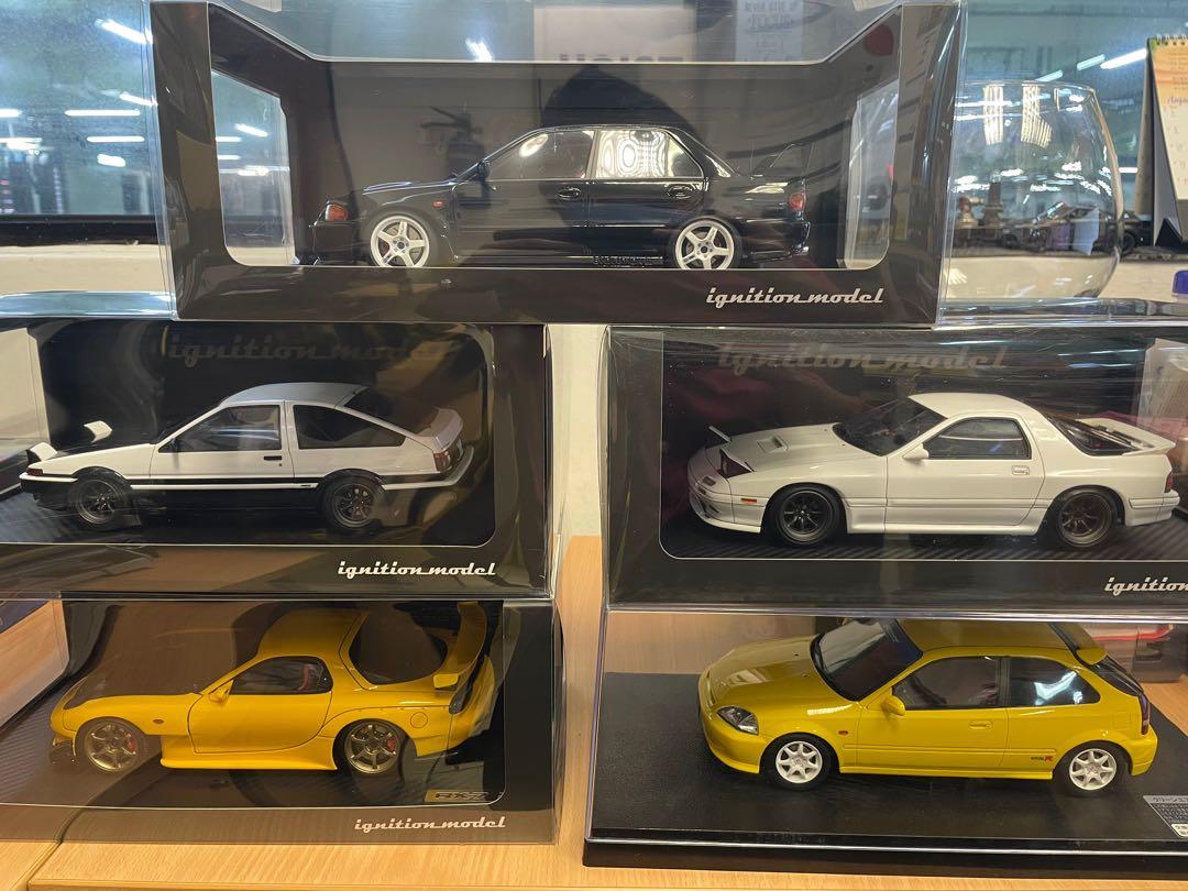 Initial D 1/18 Ignition Model Otto ( Evo 3,Ae86,RX 7 FC,FD,Civic EK9 ...