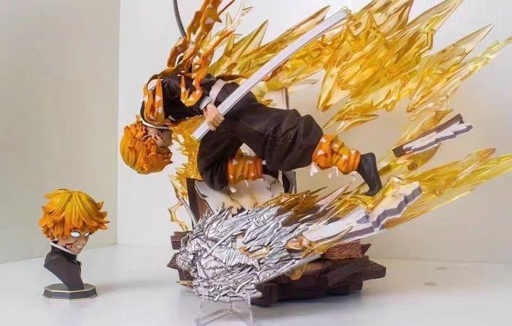 INSTOCK - HERO BELIEF STUDIO - DEMON SLAYER AGATSUMA ZENITSU FLAMING ...