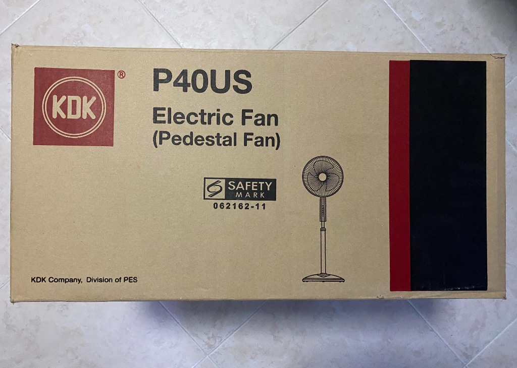 KDK P40US 16" Stand Fan Champagne, Furniture & Home Living, Lighting ...