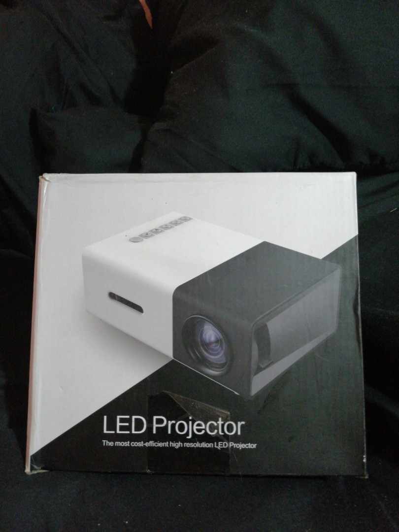 LED PROJECTOR (up to 60inch) Best view in very dark room, TV & Home ...