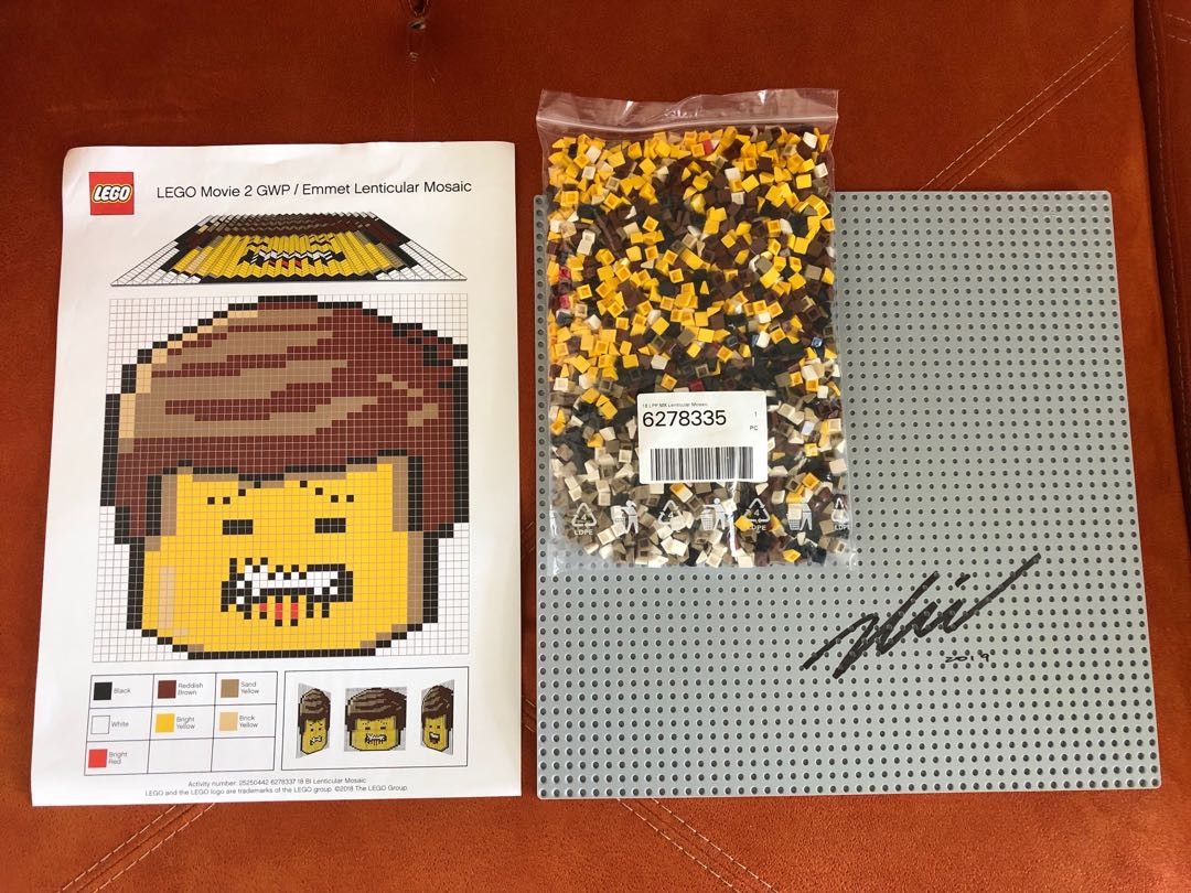 Lego movie 2 emmet mosaic, Hobbies & Toys, Toys & Games on Carousell