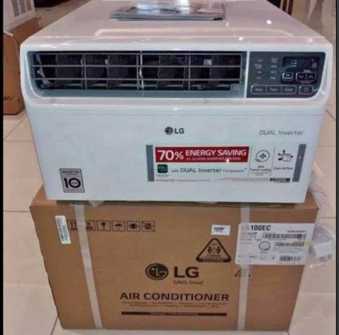 LG DUAL INVERTER WINDOW TYPE AIR CONDITIONER, TV & Home Appliances, Air ...