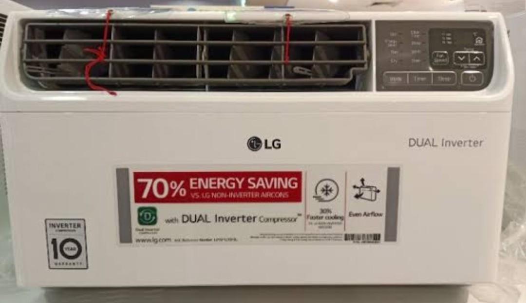 LG DUAL INVERTER WINDOW TYPE AIR CONDITIONER, TV & Home Appliances, Air ...