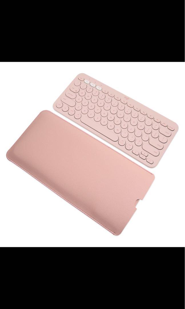 Logitech K380 leather keyboard bag storage, Computers & Tech, Parts ...