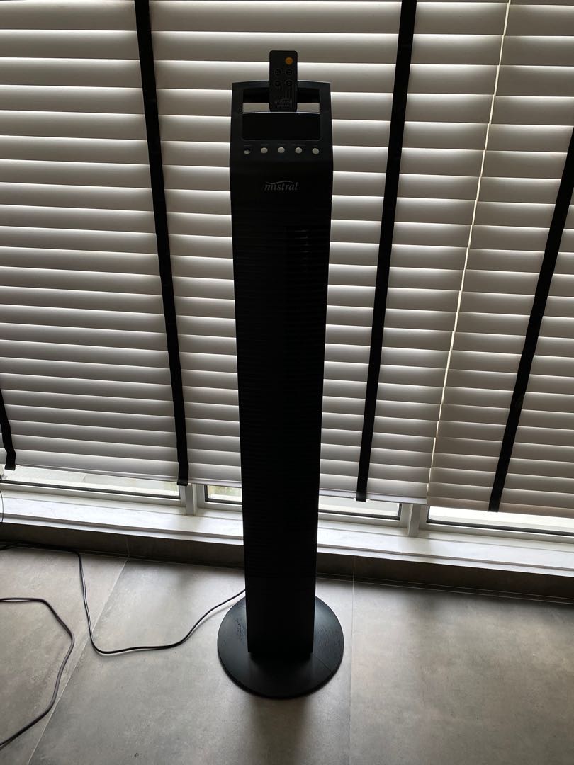 Great condition Mistral Tower Fan with remote , TV & Home Appliances ...