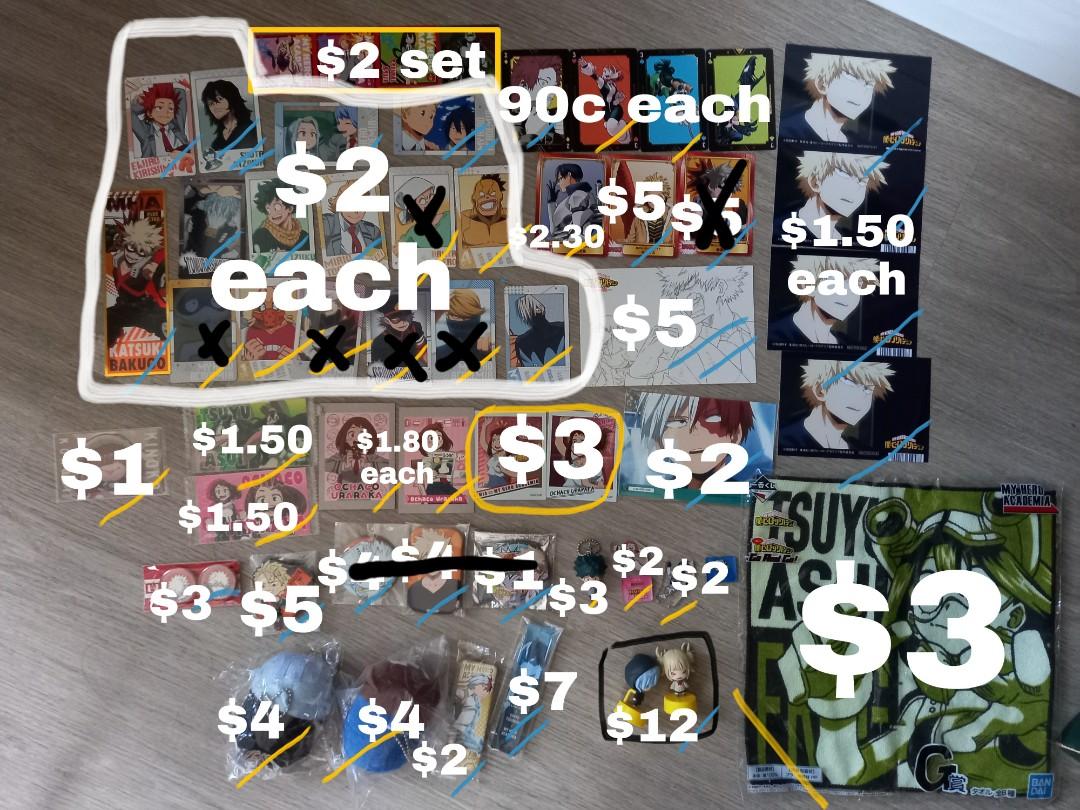 My hero academia merch fs mha bnha boku no hero academia postcards ...