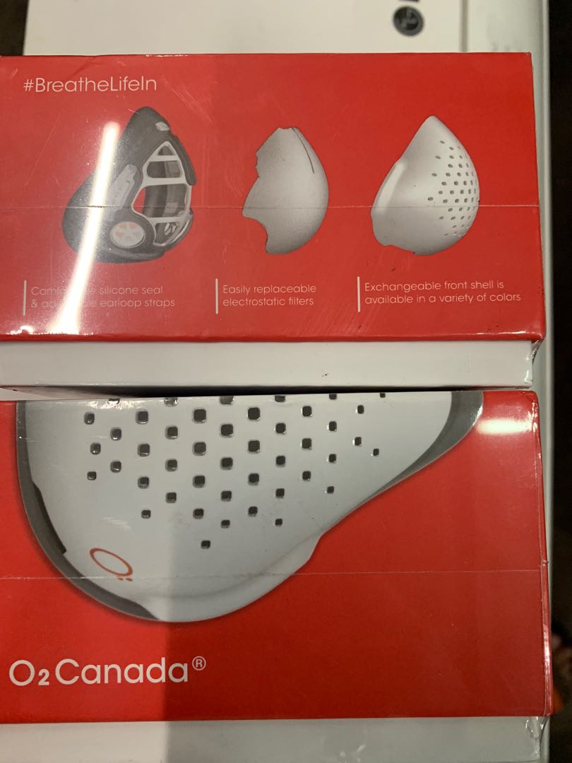 O2 Curve Canada Personal Breathing Mask, Beauty & Personal Care ...