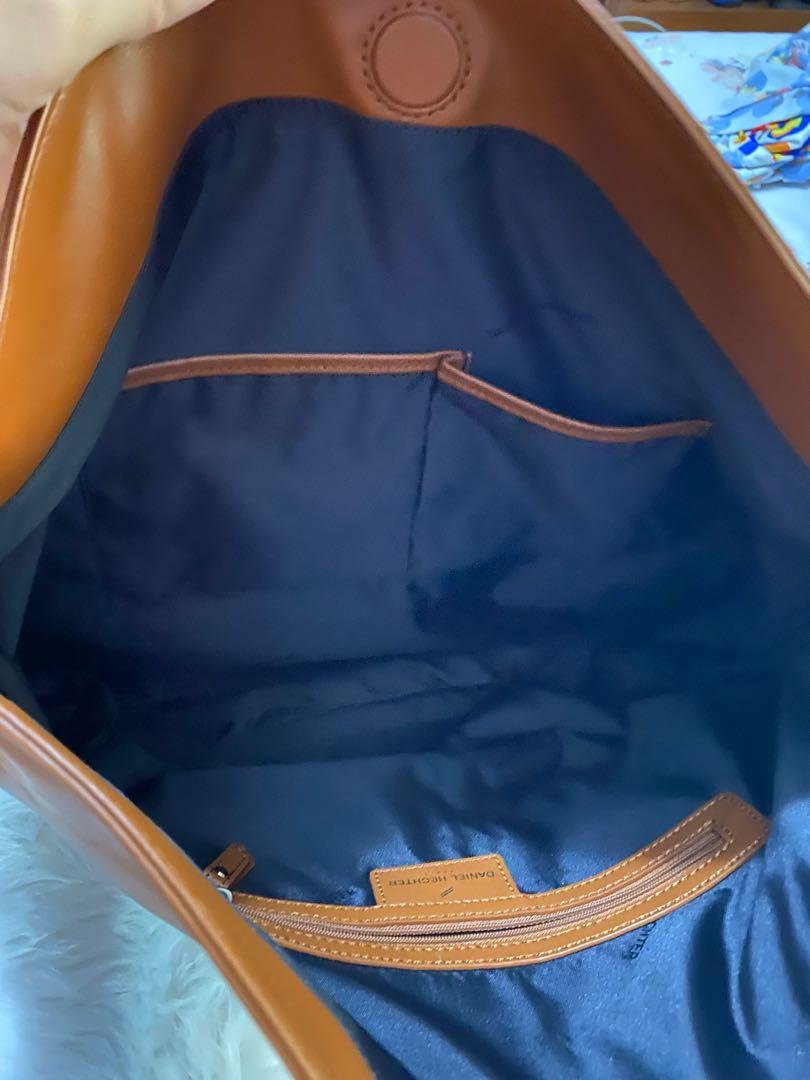 Original Daniel Hechter Leather Shoulder bag in Brown, Women's Fashion ...