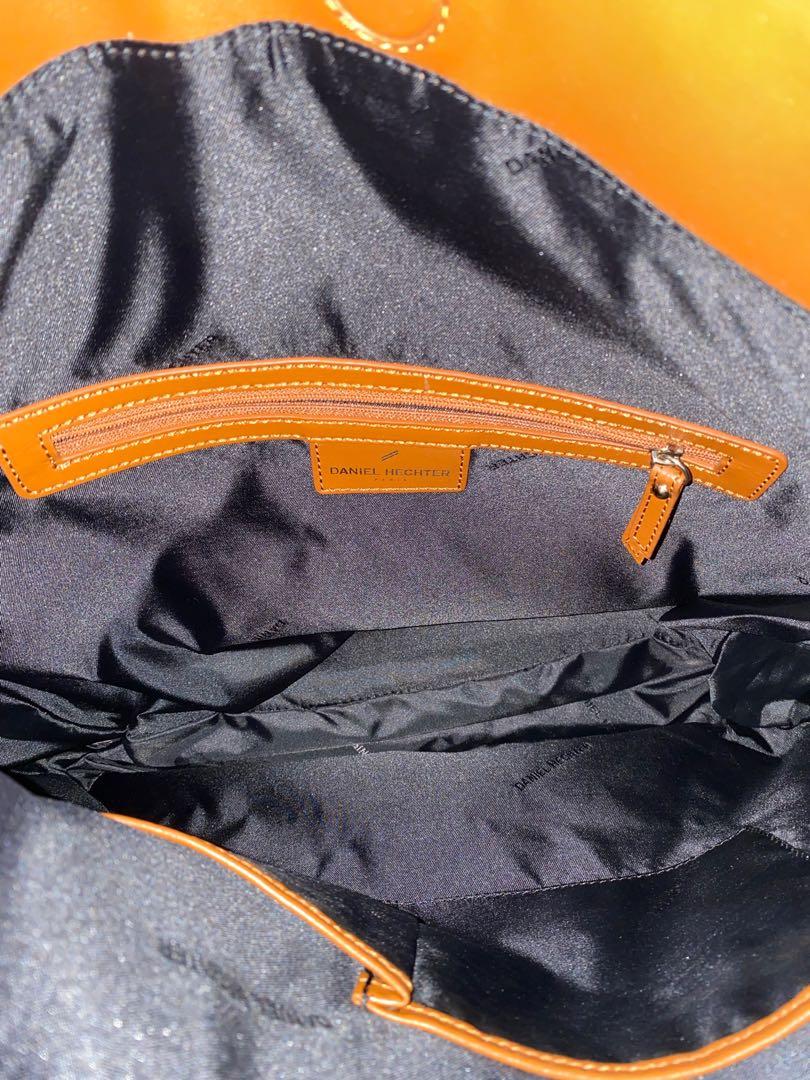 Original Daniel Hechter Leather Shoulder bag in Brown, Women's Fashion ...