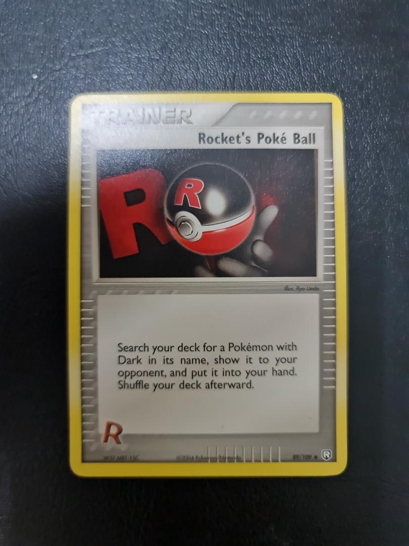 Pokemon Rocket's Pokeball uncommon trading card, Hobbies & Toys, Toys & Games on Carousell