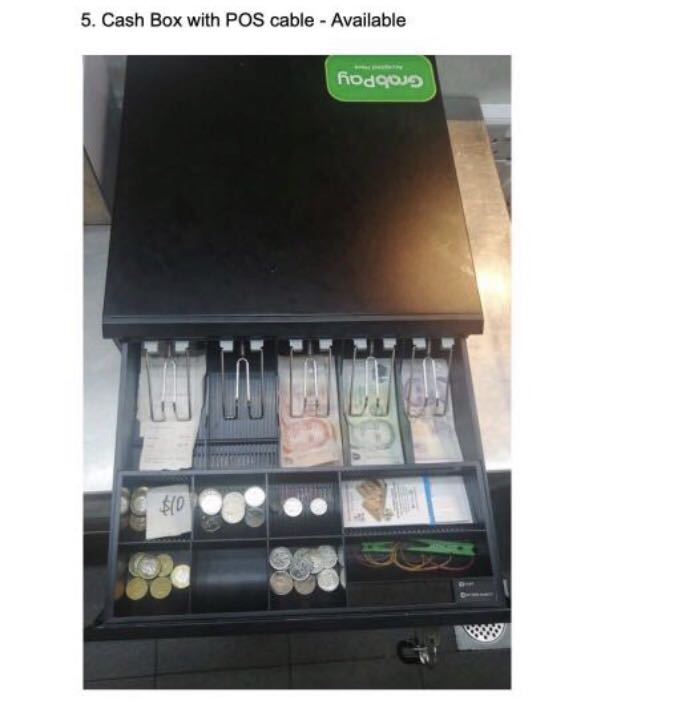 POS system cashbox/ cash register/ cashier/ money box, Furniture & Home ...