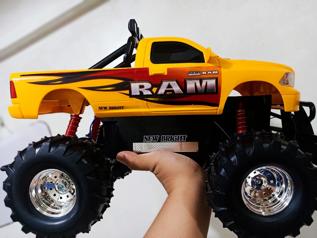 RC HEMI RAM Monster Truck, Hobbies & Toys, Toys & Games on Carousell