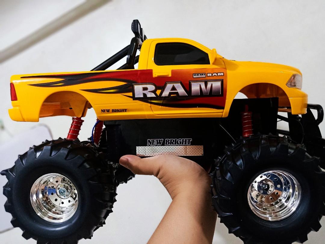 RC HEMI RAM Monster Truck, Hobbies & Toys, Toys & Games on Carousell