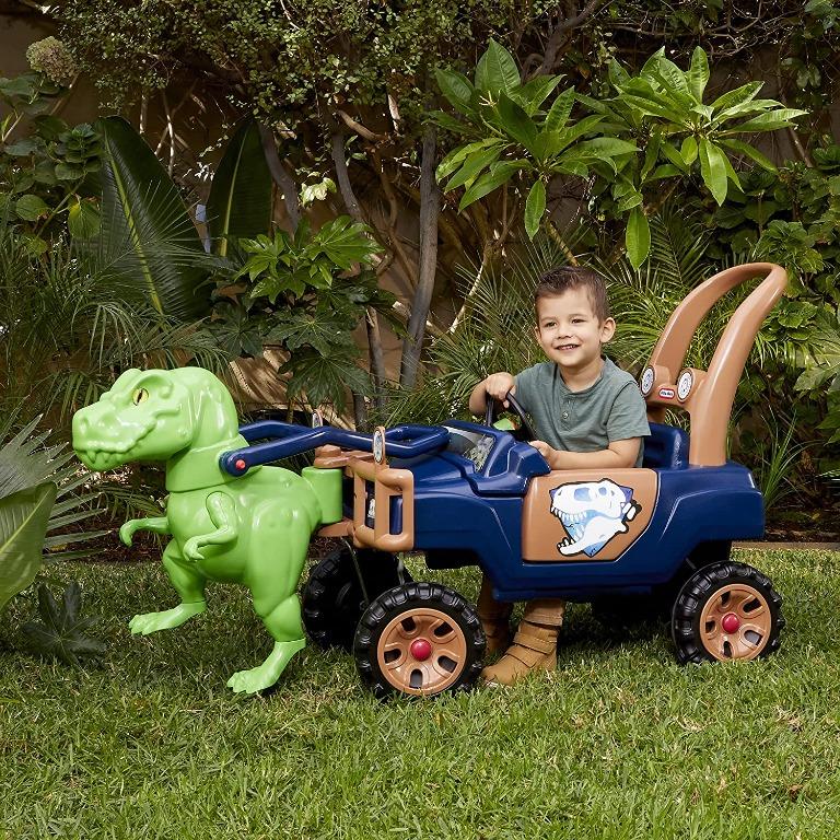 {READY STOCK} Little Tikes Ride-on T-Rex Truck - Push/Pull Wagon with ...