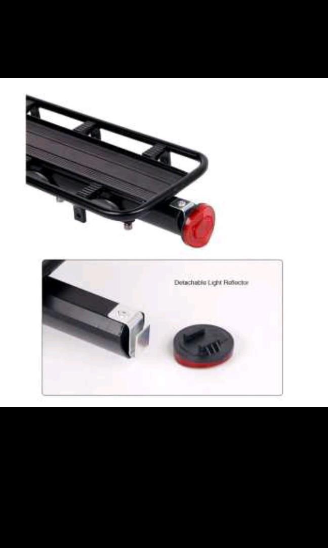 Rear Bike Rack Bicycle Cargo Rack Quick Release Adjustable, Sports ...