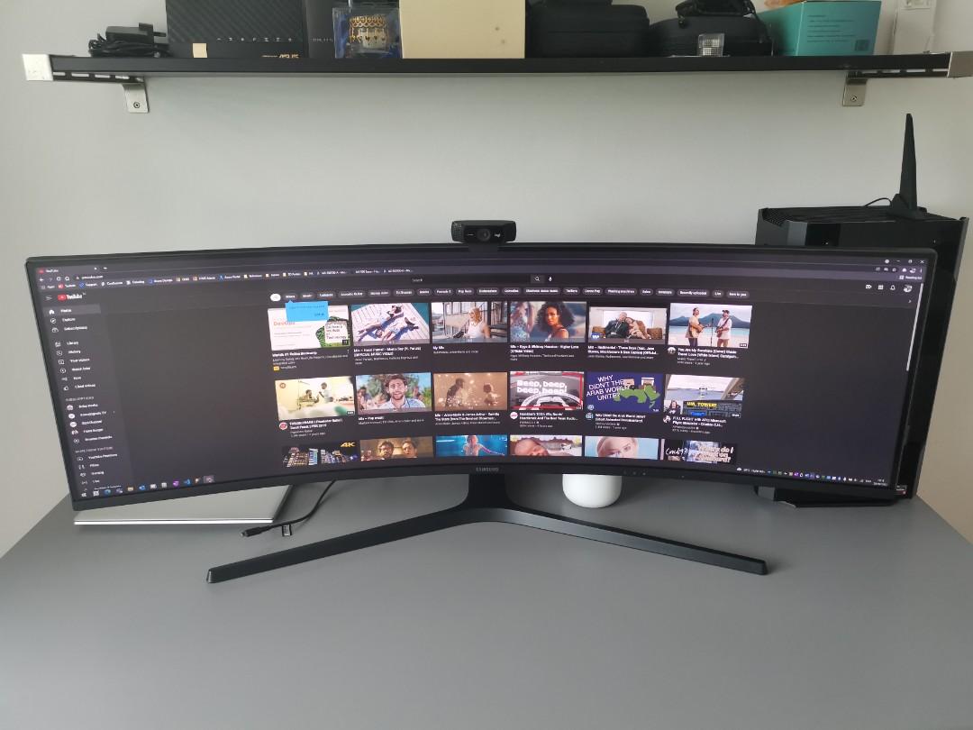 Samsung 49 inch Ultra Wide Monitor (LC49J890DKEXXS), Computers & Tech ...