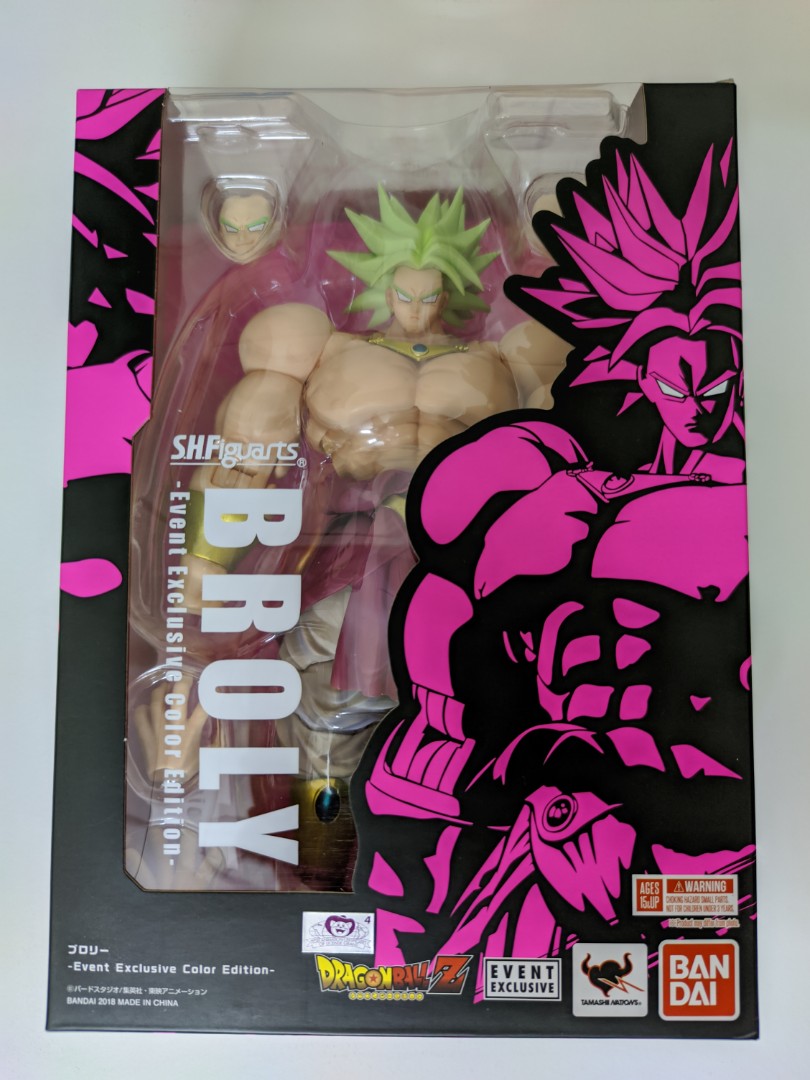 S.h.figuarts shf Broly event exclusive 2018 dragon ball Z, Hobbies ...