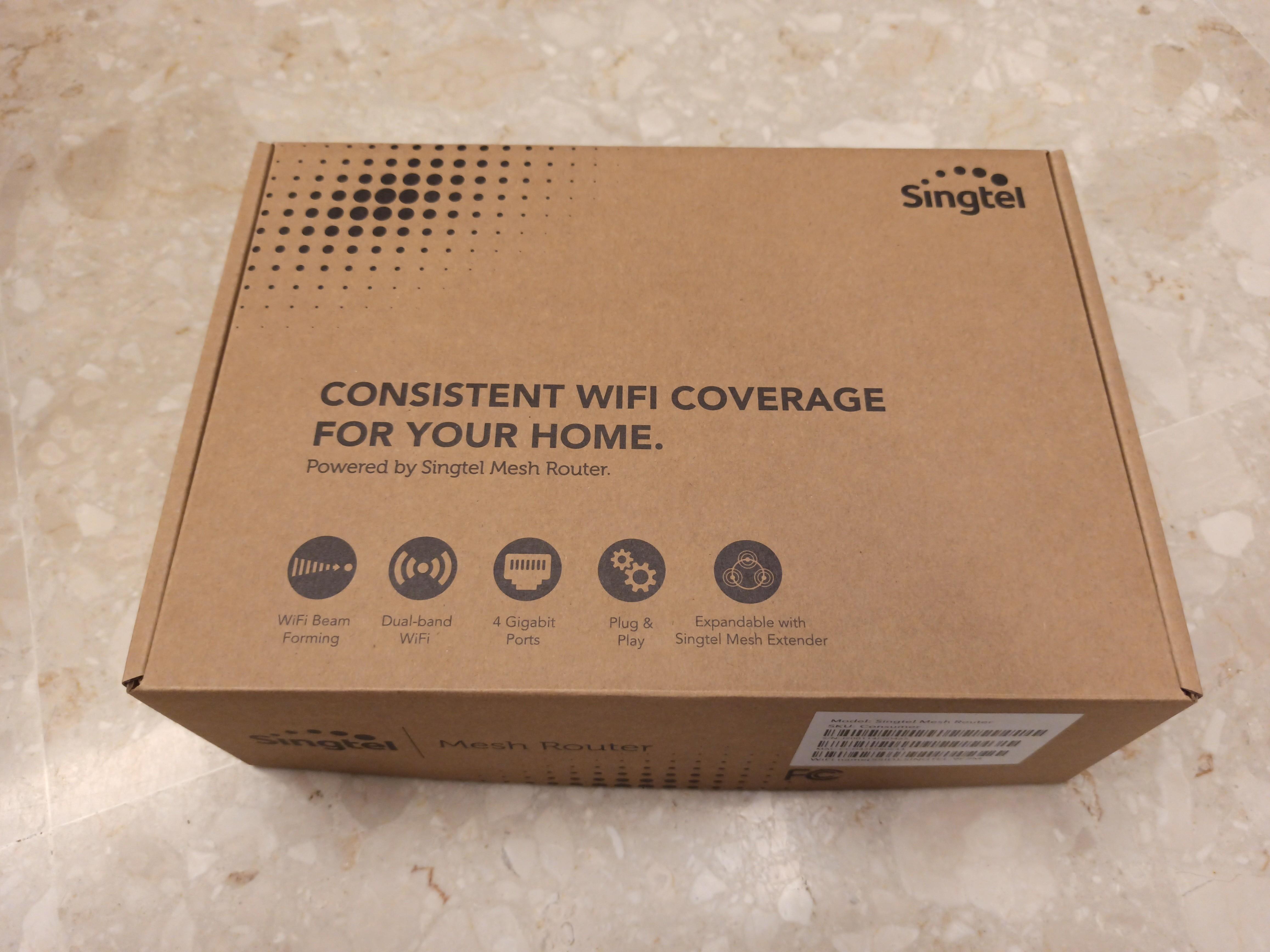 Singtel Mesh Router, Computers & Tech, Parts & Accessories, Networking ...