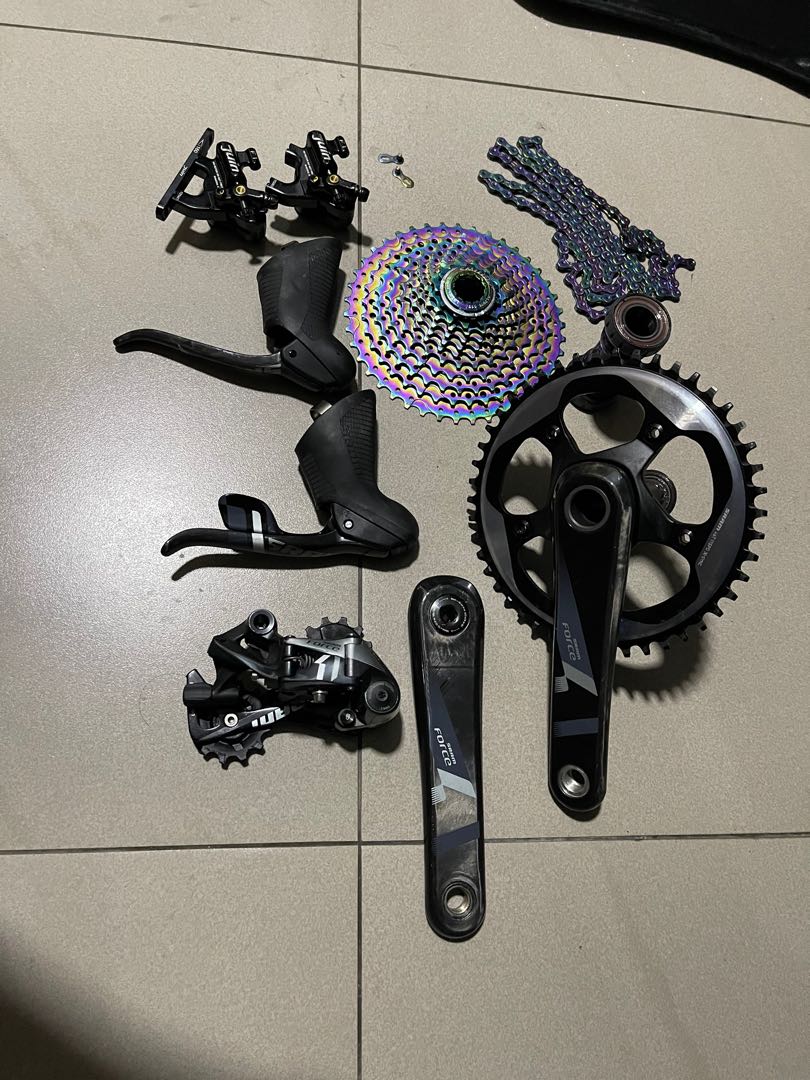 SRAM Force 1 disc groupset, Sports Equipment, Bicycles & Parts, Parts ...