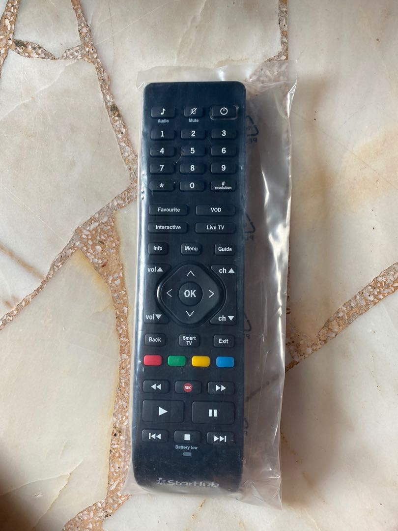 Starhub scv set top box remote, TV & Home Appliances, TV ...