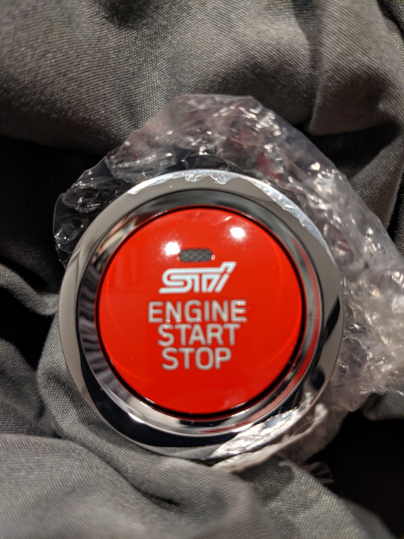 STI Push Engine Switch, Car Accessories, Electronics & Lights on Carousell