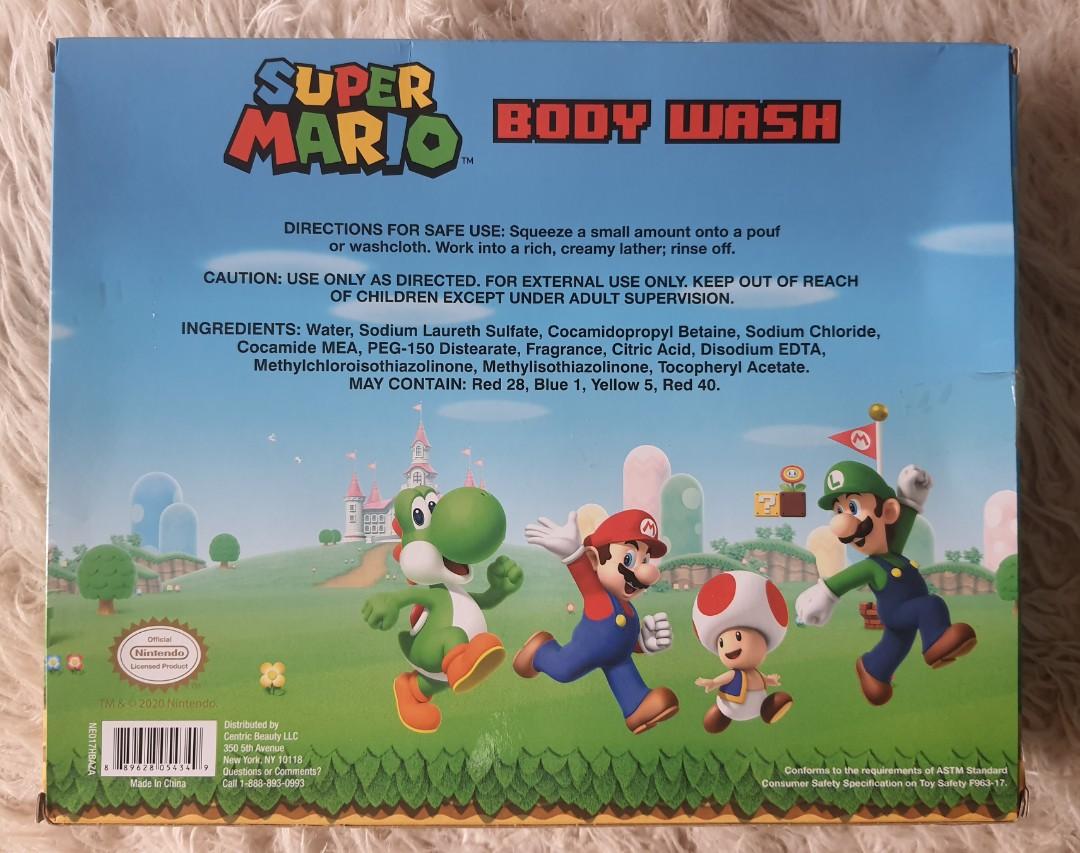 Super Mario Body Wash Set, Babies & Kids, Bathing & Changing, Baby ...